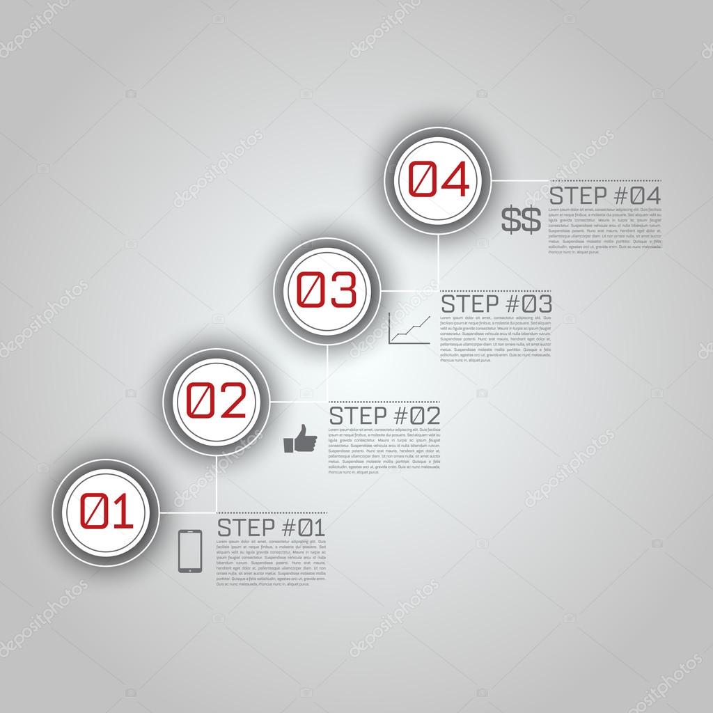 Infographics Success Design Template Stock Vector by ©hunthomas 73936079