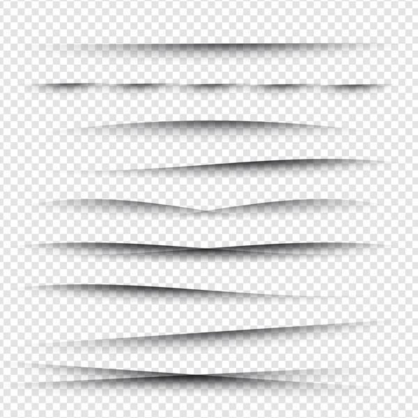 Line Shadow Design Elements Stock Vector Image by ©hunthomas #123105756