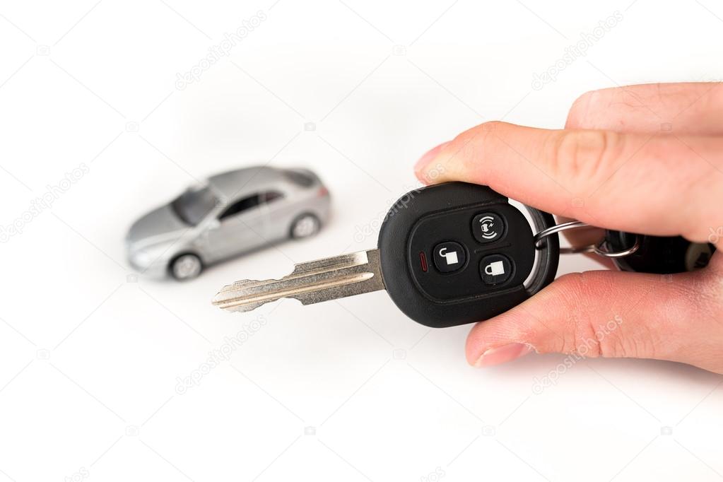Car key with remote control Stock Photo by ©Shigapov 100040300