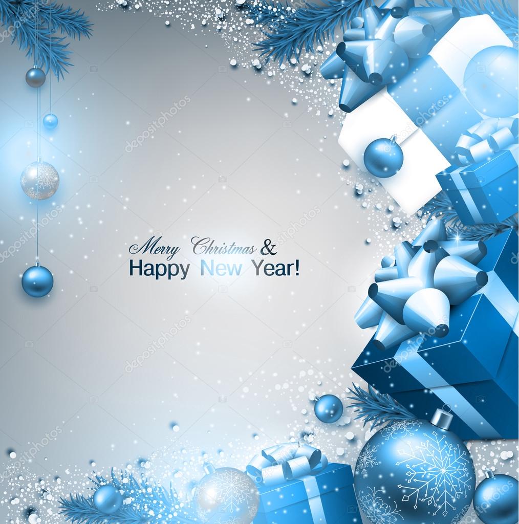 Fondo de Navidad Vector de stock por ©boroboro 52096131