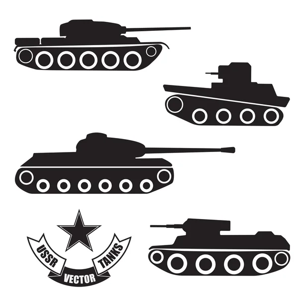 Tank silhouette Vector Art Stock Images | Depositphotos