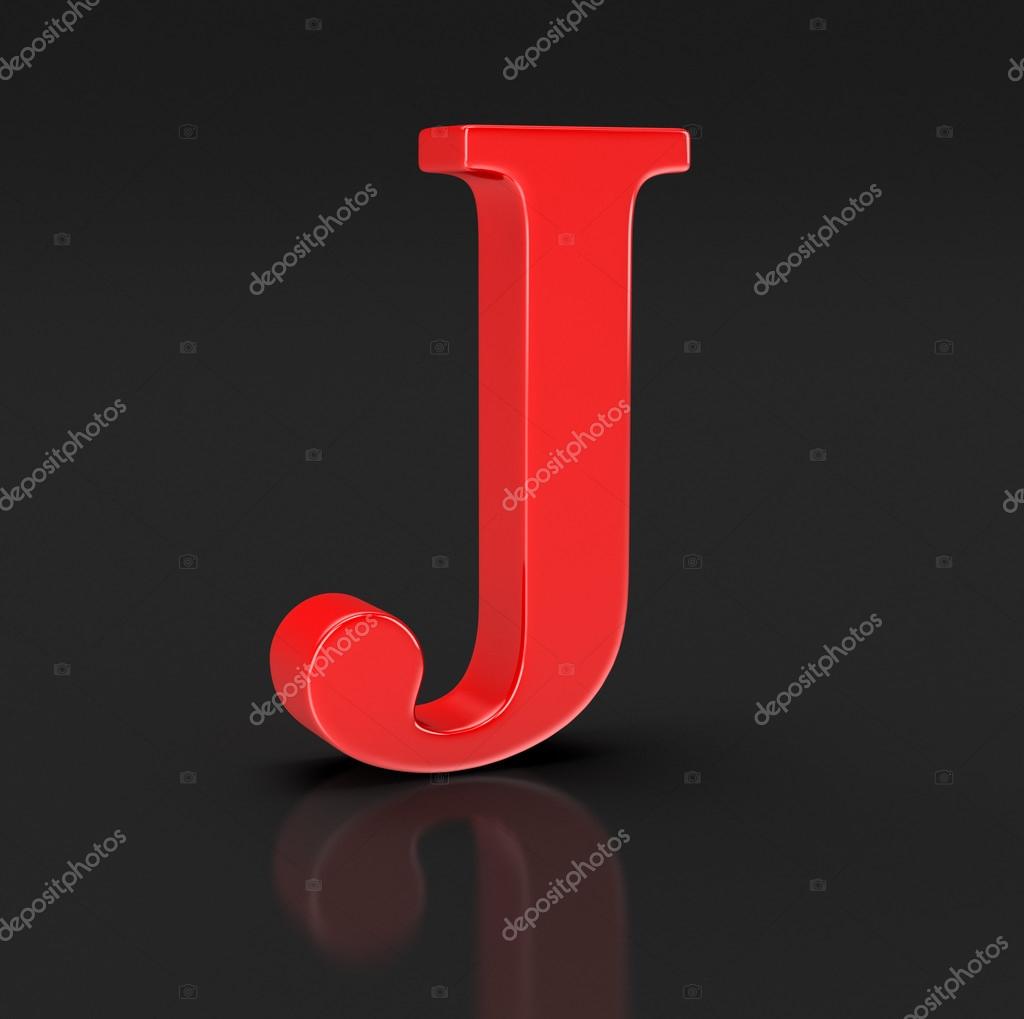 Letter J (clipping path included) — Stock Photo © panama555 #65374193
