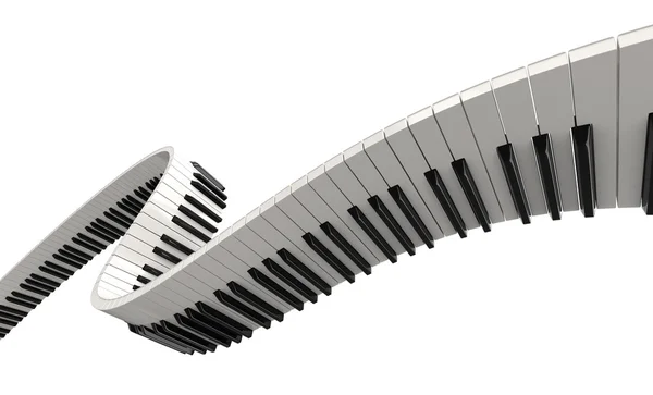 Piano keyboard wave Stock Photo by ©panama555 31781825