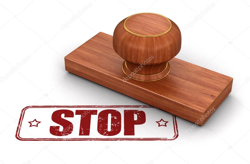 Stamp Stop — Stock Photo © panama555 #86621458