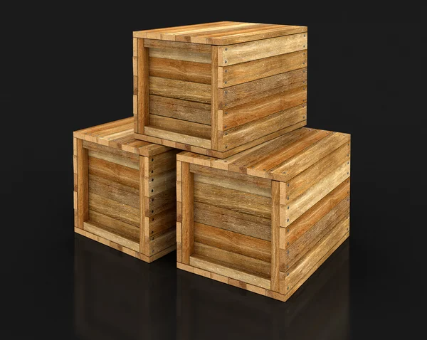 Several wooden crates — Stock Photo © bioraven #5573052