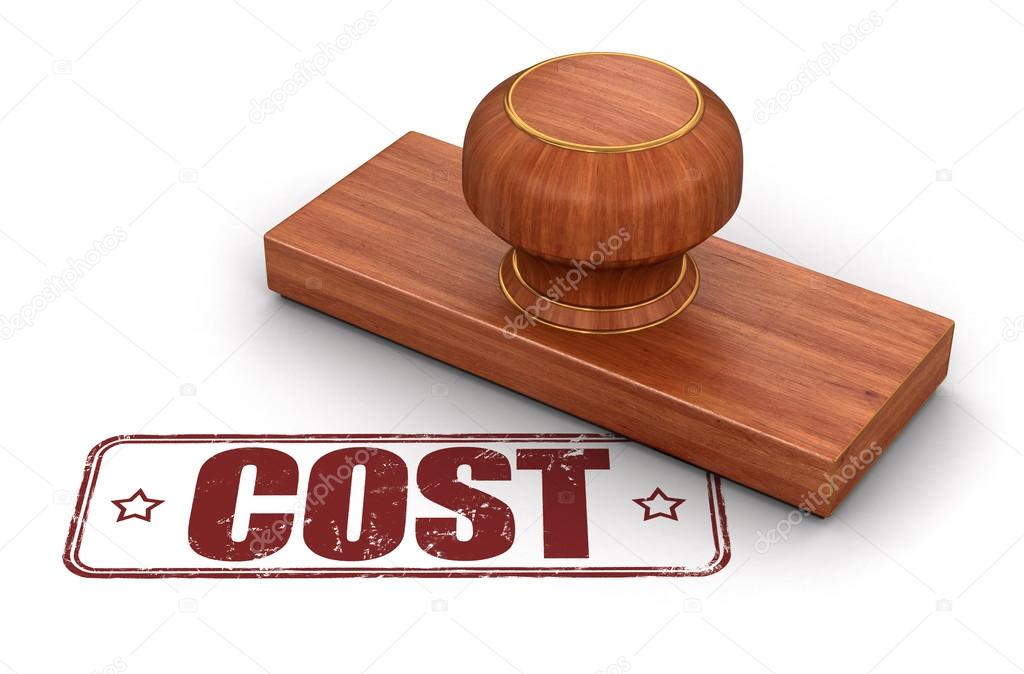 Stamp Cost. Image with clipping path — Stock Photo © panama555 #90616276