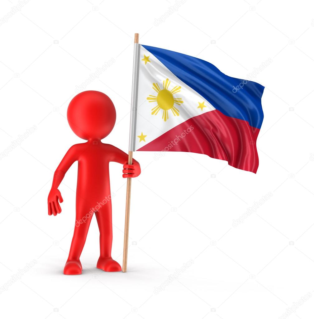 Philippine Flag Waving Drawing