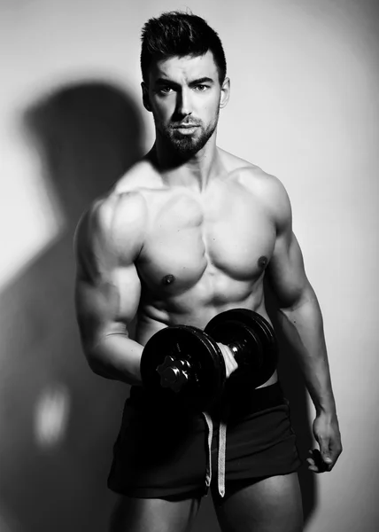Handsome young bodybuilder - Stock Image - Everypixel