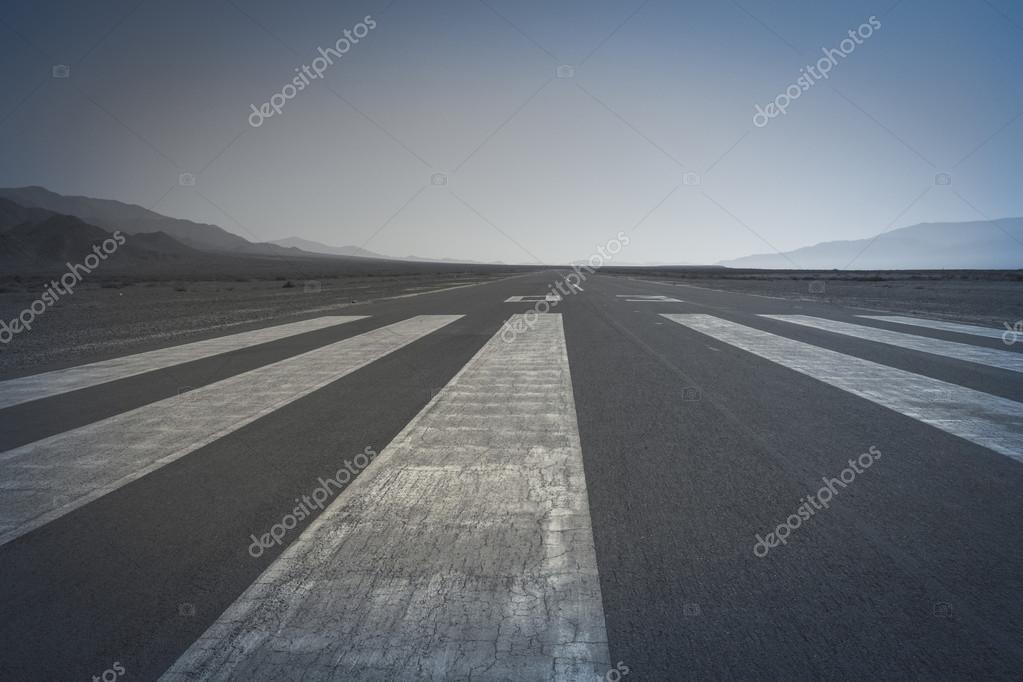 Long runway view — Stock Photo © OlafSpeier #115811916
