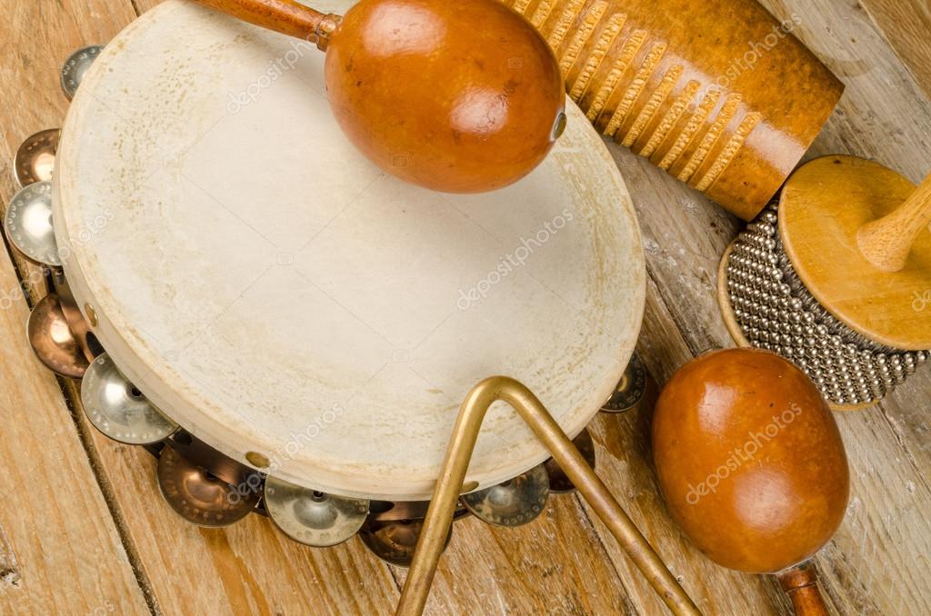 Small percussion instruments — Stock Photo © OlafSpeier #95076180