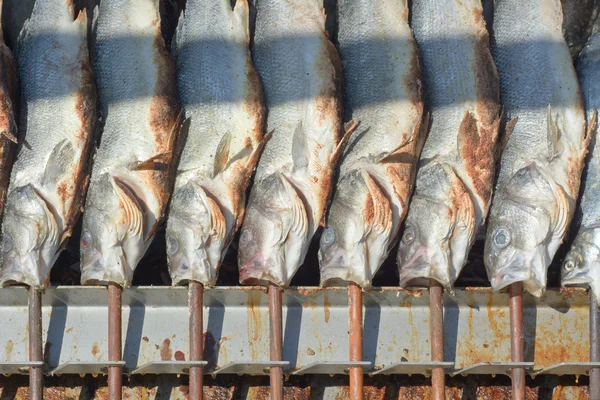 Grilled Fish on a Stick - Stock Image - Everypixel