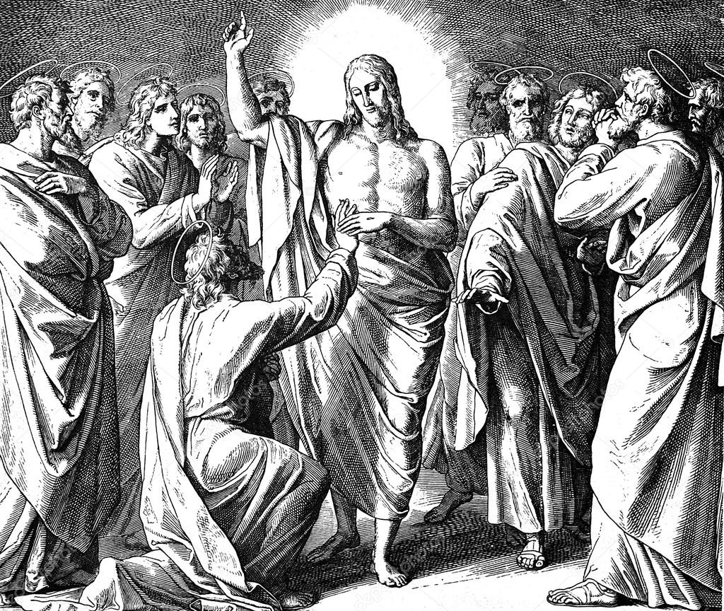 Jesus Appears to Thomas Stock Photo by ©ruskpp 105722140