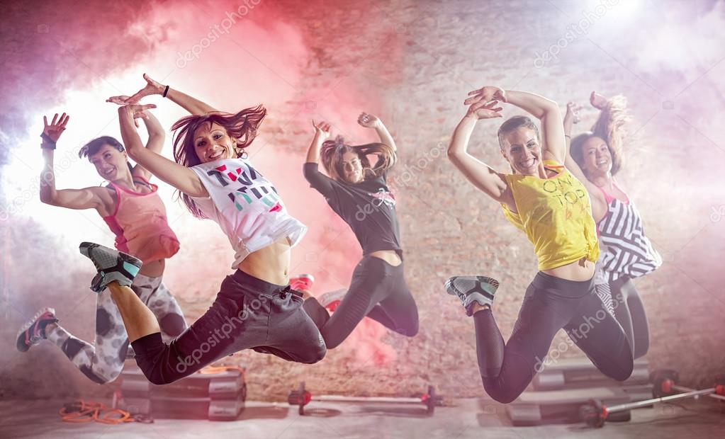 Female dancing class — Stock Photo © luckybusiness #107716838