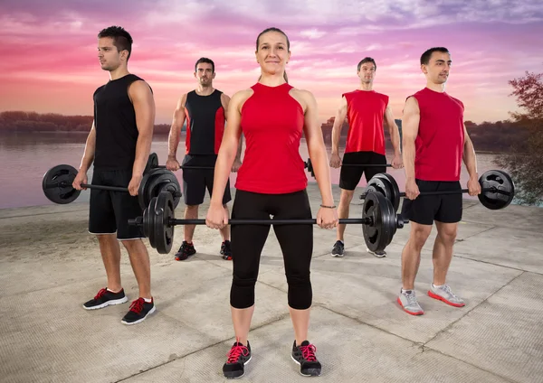 Body pump workout Stock Photos, Royalty Free Body pump workout Images ...