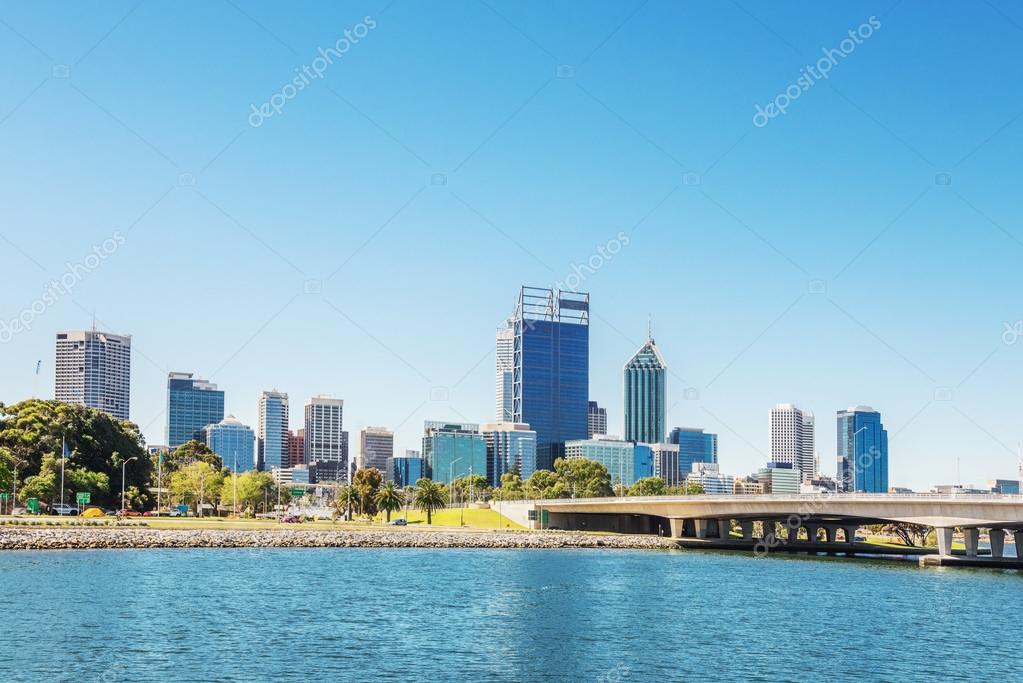 Perth view at the noon — Stock Photo © levkro #97423788
