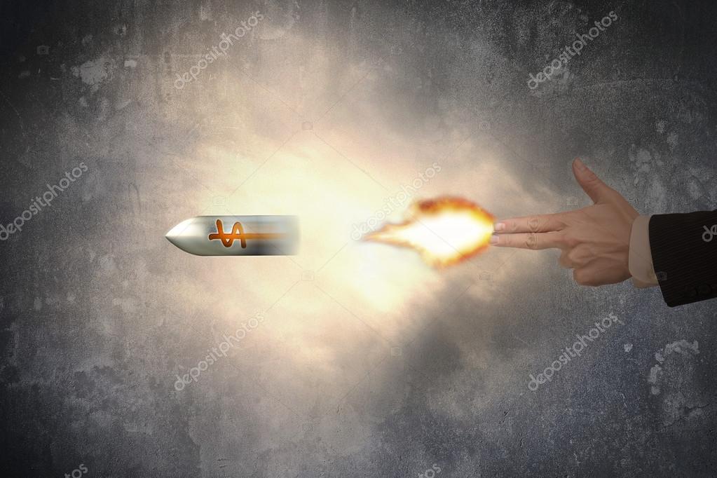 Gun Firing A Bullet Png