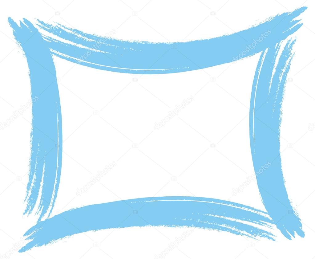 Frame of textured brush strokes Stock Vector by ©melking 53097741