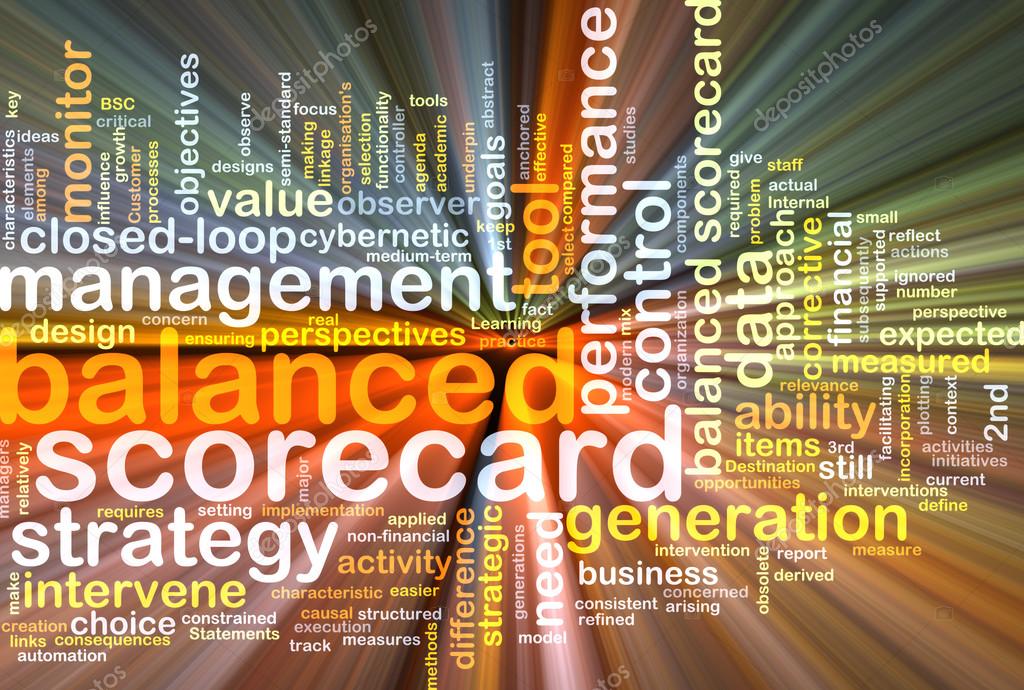Balanced scorecard wordcloud concept illustration glowing Stock Photo ... Balanced scorecard wordcloud concept illustration glowing Stock Photo ...