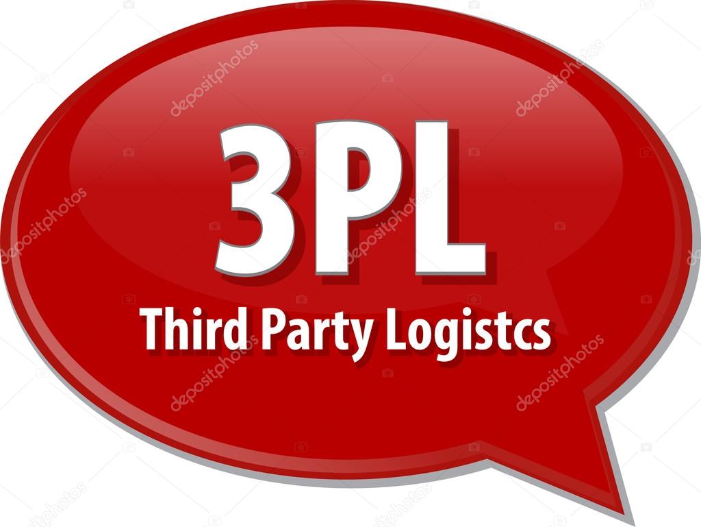 3PL acronym word speech bubble illustration — Stock Photo © kgtohbu ...