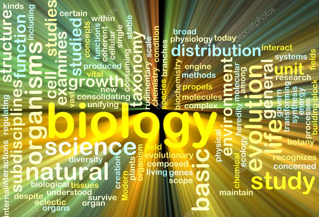 Biology wordcloud concept illustration glowing — Stock Photo © kgtohbu ...