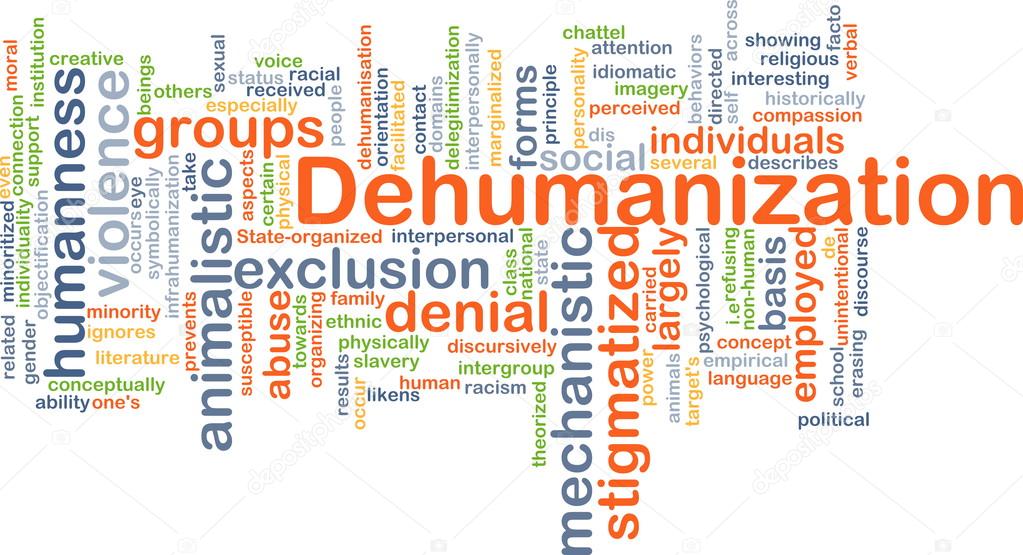 Dehumanization background concept — Stock Photo © kgtohbu #72634675