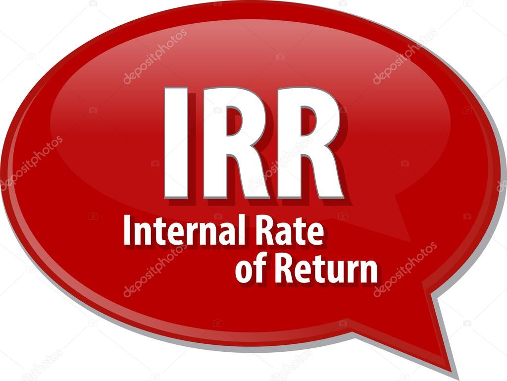 IRR acronym word speech bubble illustration Stock Photo by ©kgtohbu ...