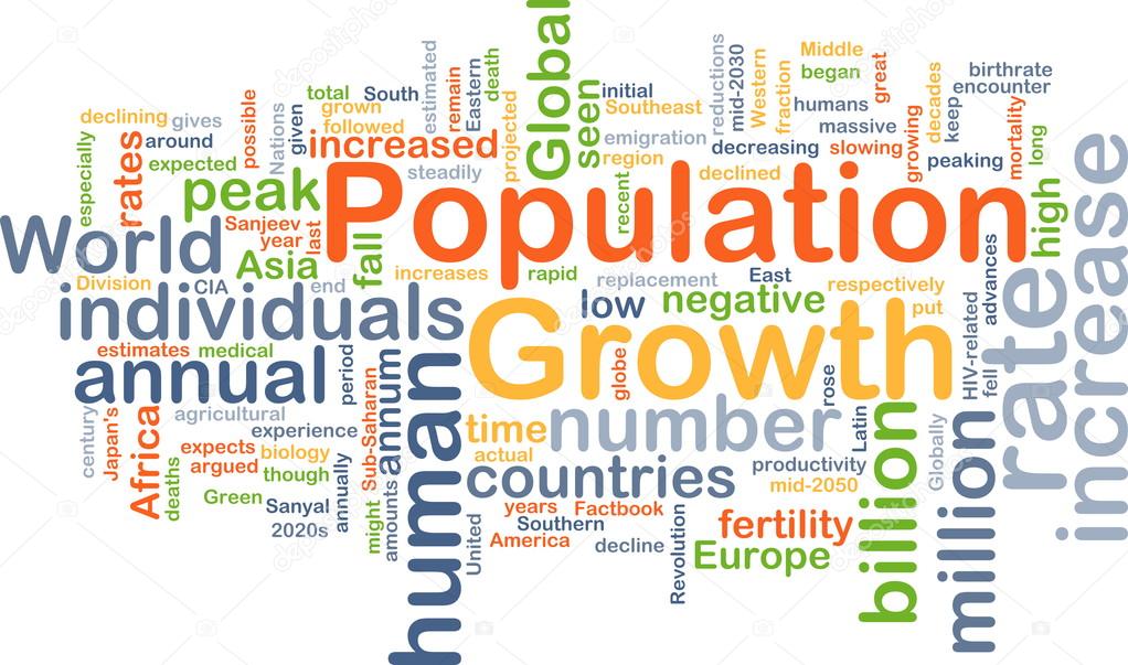 Population growth background concept — Stock Photo © kgtohbu #76647873