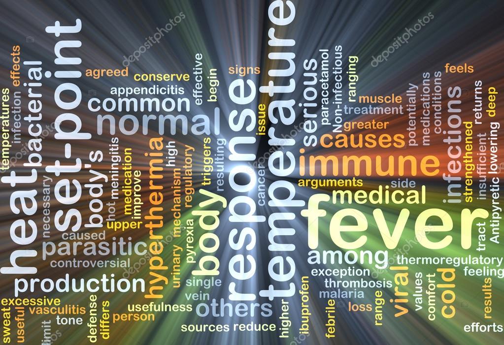 Fever background concept glowing Stock Photo by ©kgtohbu 76931021