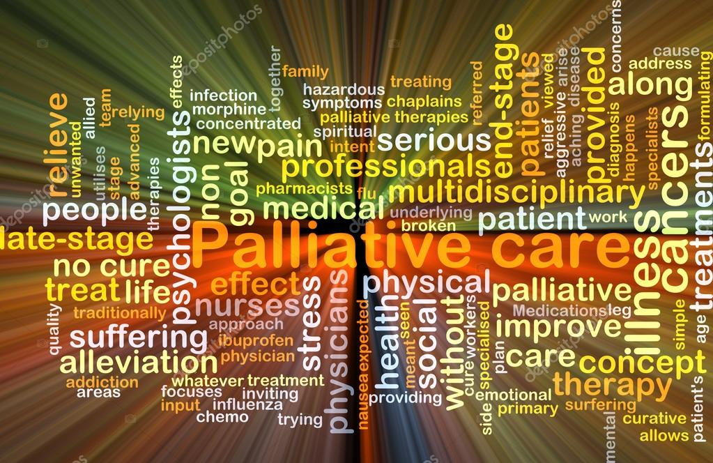 Palliative care background concept glowing Stock Photo by ©kgtohbu 77504166