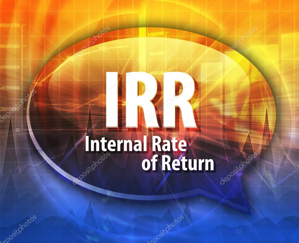 IRR acronym word speech bubble illustration Stock Photo by ©kgtohbu ...