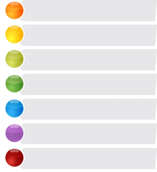 Six Blank business diagram bullet liet illustration Stock Photo by ...