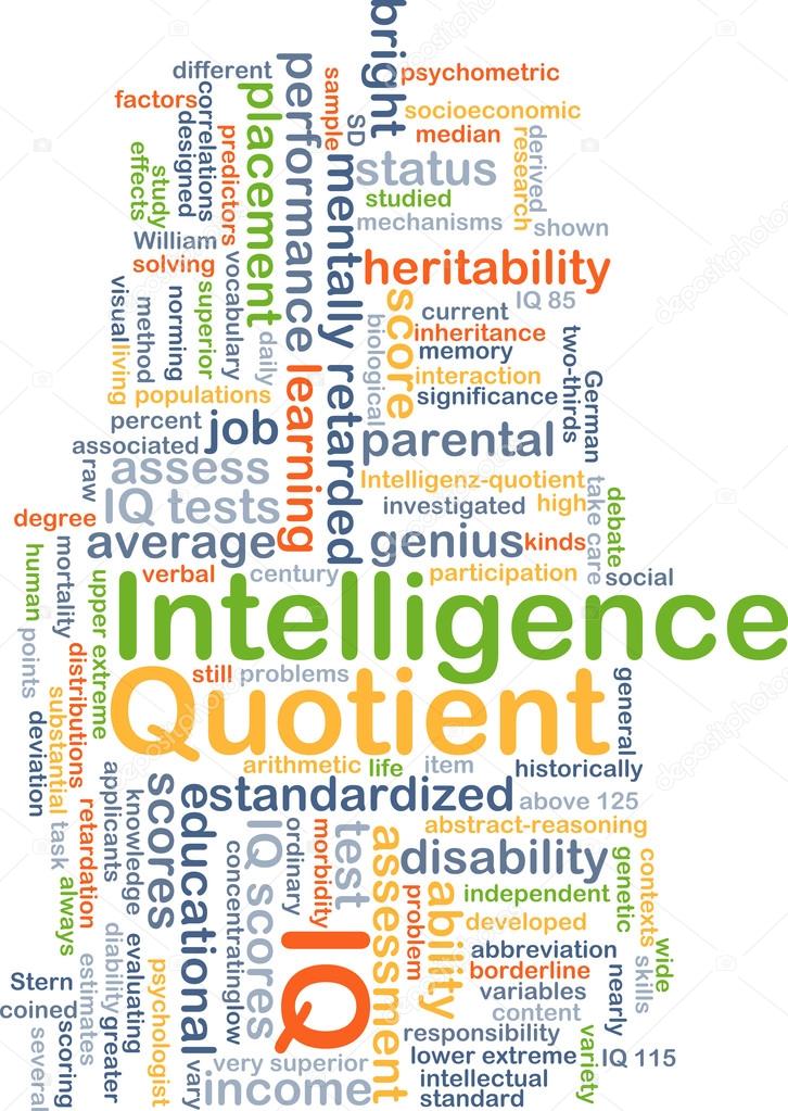Intelligence quotient IQ background concept Stock Photo by ©kgtohbu ...