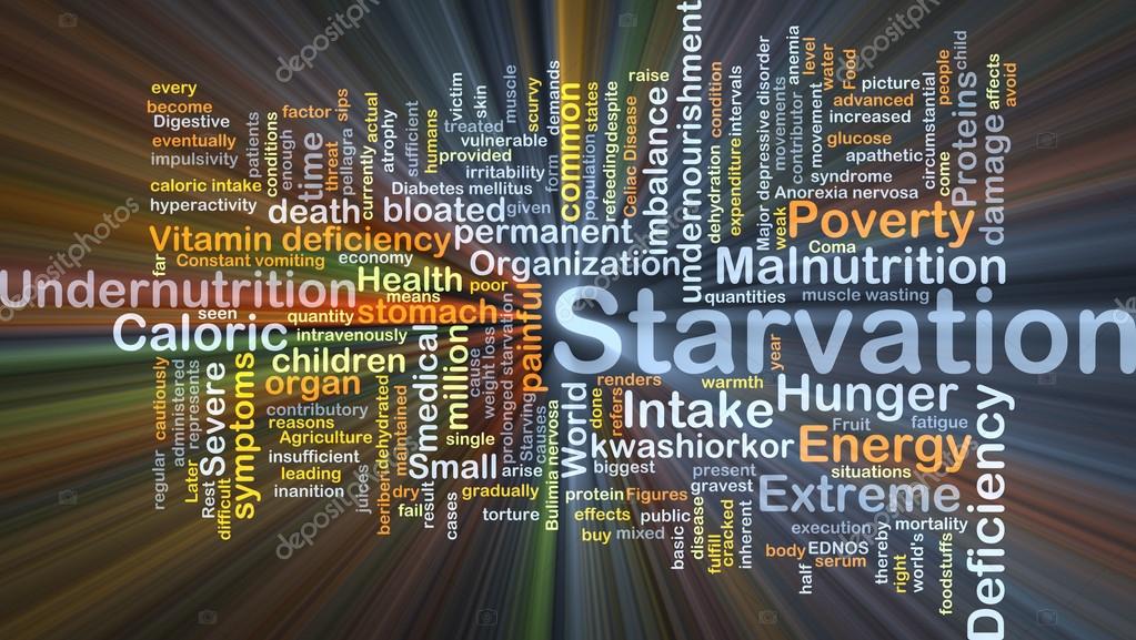 Starvation background concept glowing Stock Photo by ©kgtohbu 80340600