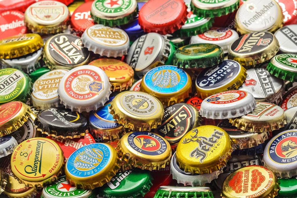 Beer bottle caps background – Stock Editorial Photo © cristi180884 ...