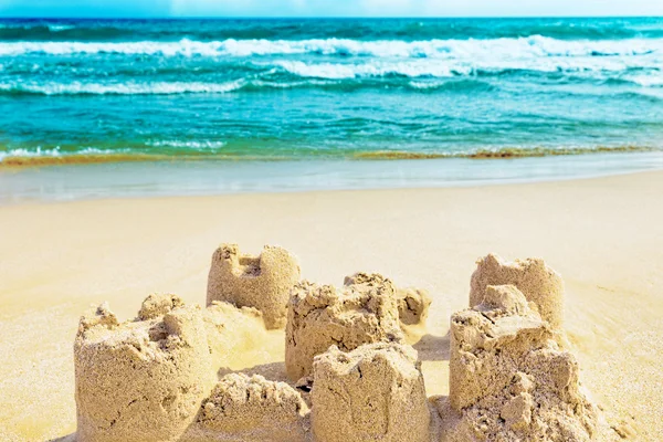 Destroyed sand castle - Stock Image - Everypixel