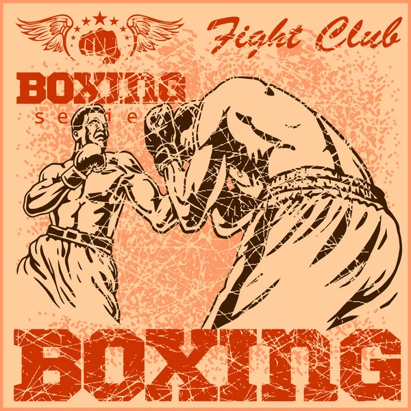 Vintage boxing poster, Royalty-free Vintage boxing poster Vector Images ...