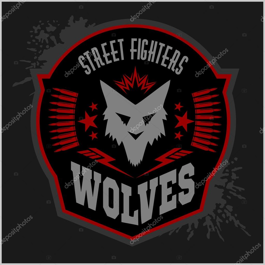 Wolves - military label, badges and design elements. Stock Vector Image ...