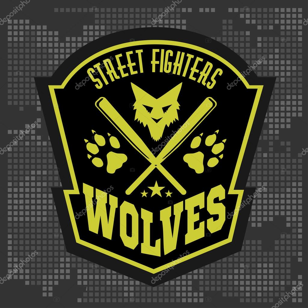 Wolves - military label, badges and design elements. Stock Photo by ...