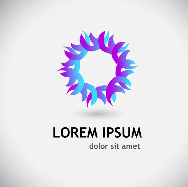 Simple flower Logo symbol Stock Vector by ©maryia777 61614981