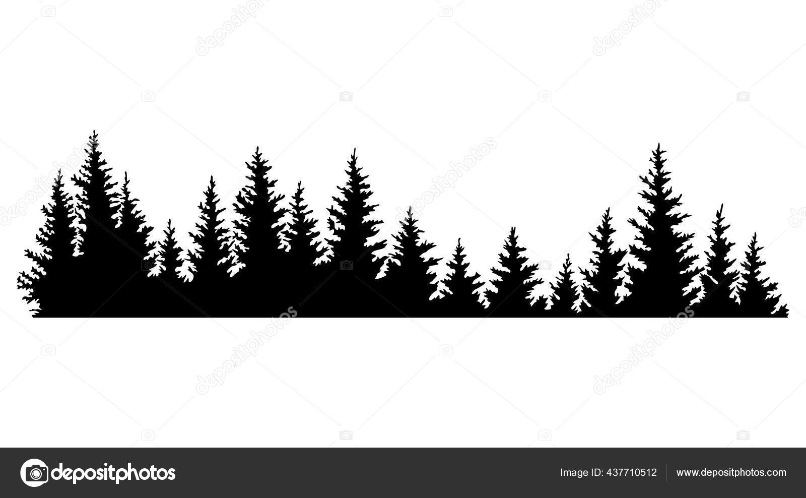 Pine Tree Forest Vector