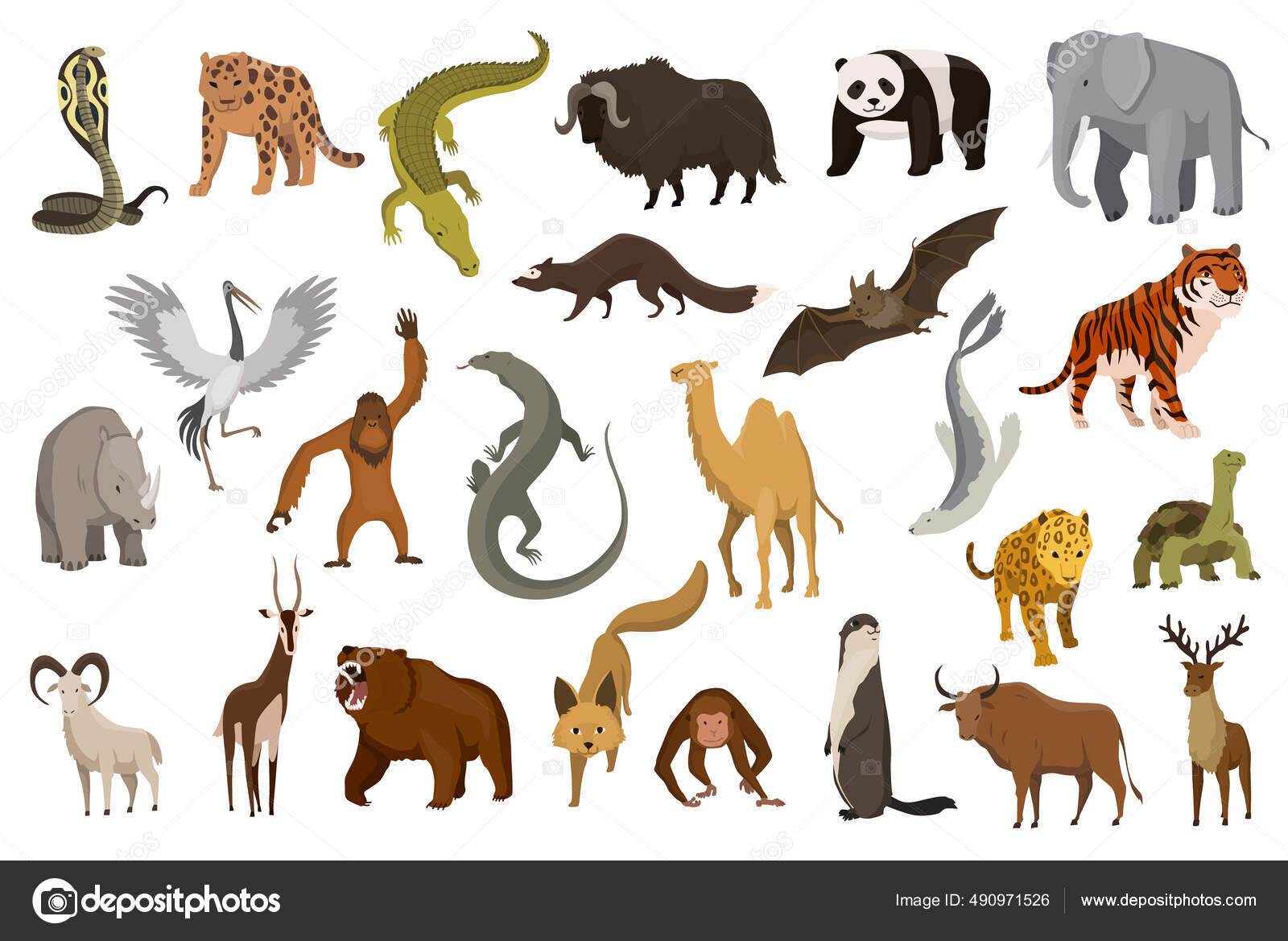 Gambar Binatang Vector Illustration Of Rooster Side View Mascot Logo