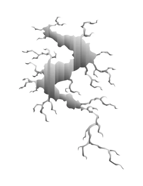 Earthquake Crack Cartoon