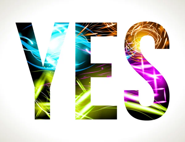 Word yes Vector Art Stock Images | Depositphotos