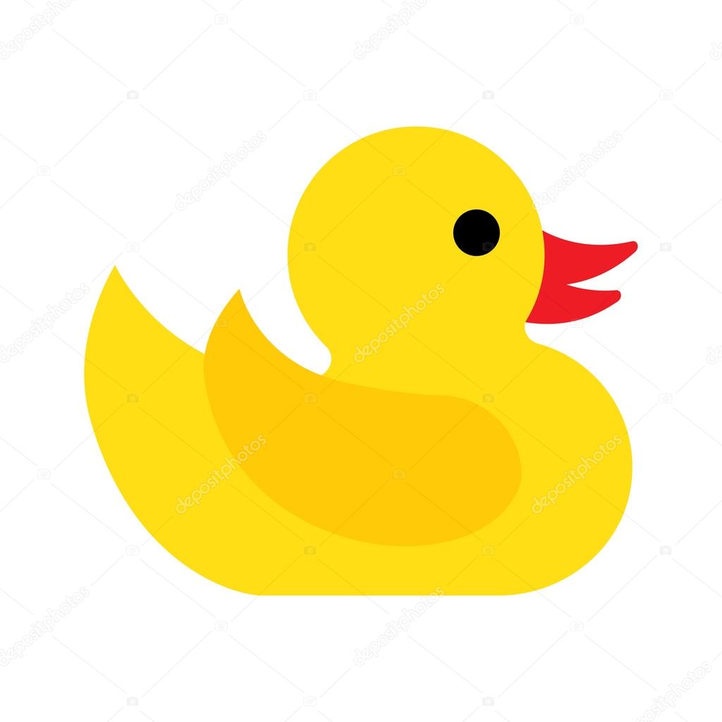 Rubber duck icon — Stock Vector © Makc76 #109348326
