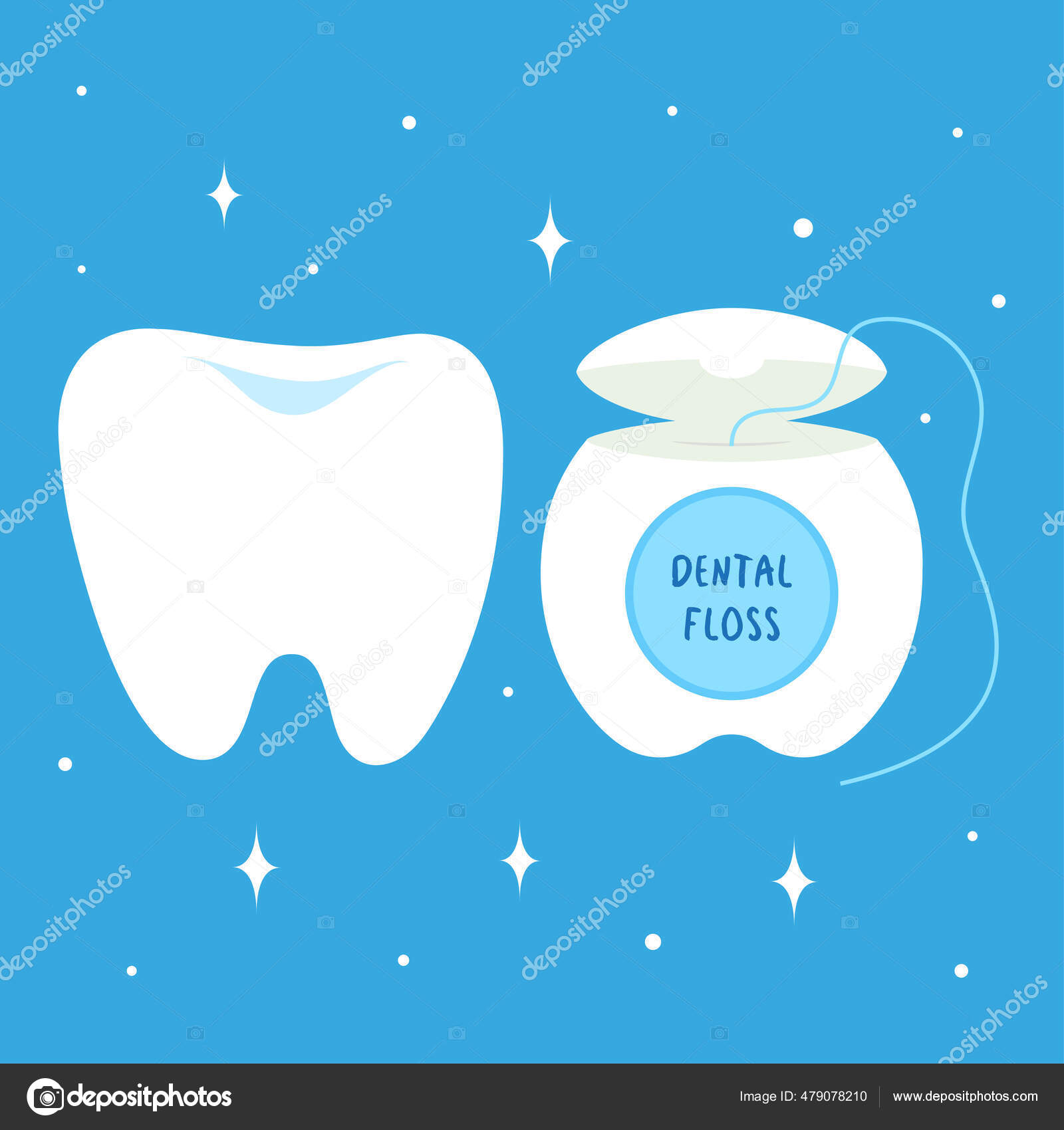 Set Cartoon Tooth Dental Floss Oral Teeth Care Floss Tooth Stock Vector ... Set Cartoon Tooth Dental Floss Oral Teeth Care Floss Tooth Stock Vector ...