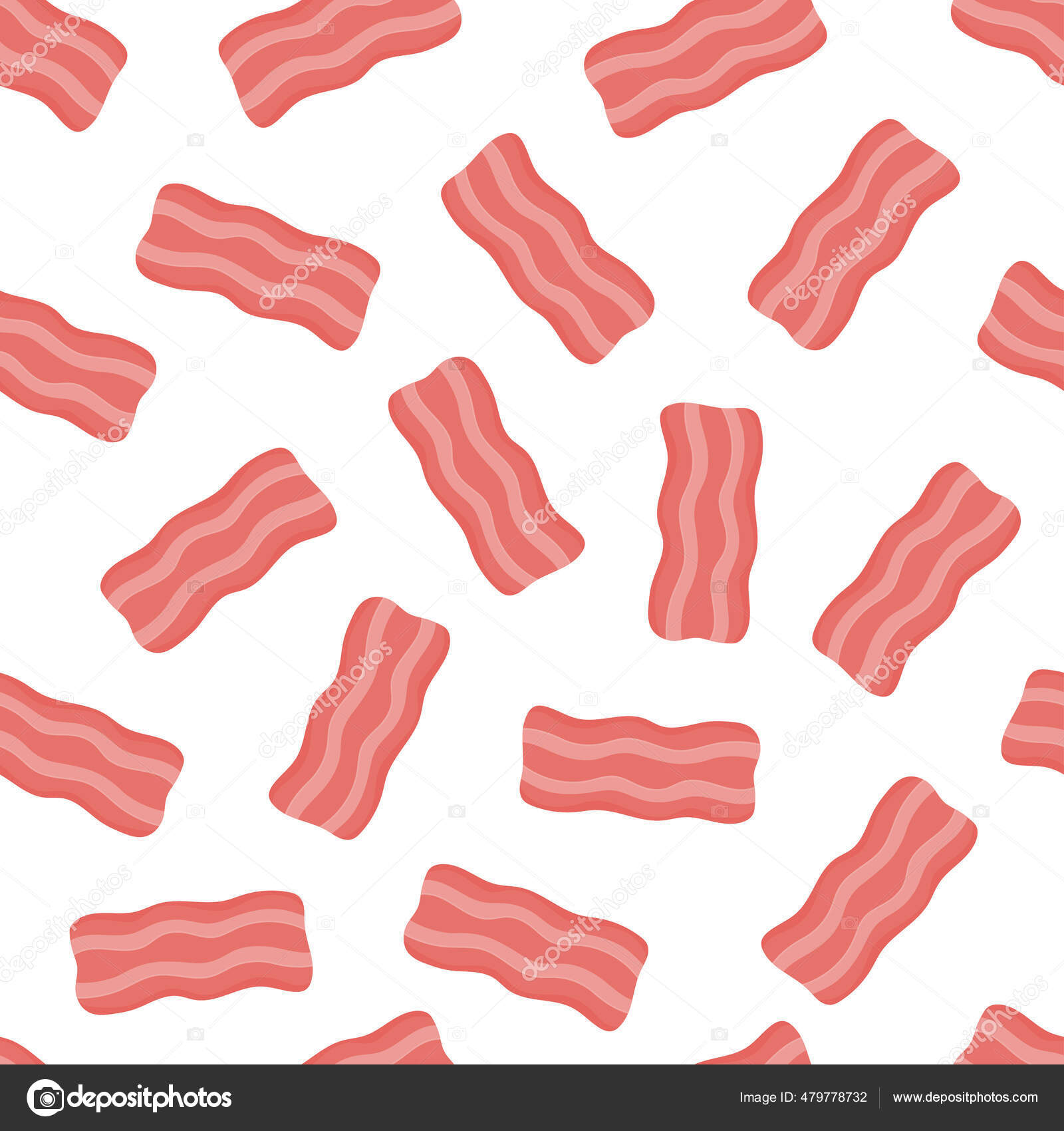 Frying Bacon Cartoon