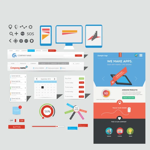 Flat web graphics Stock Vector Image by ©mastertasso #40917113