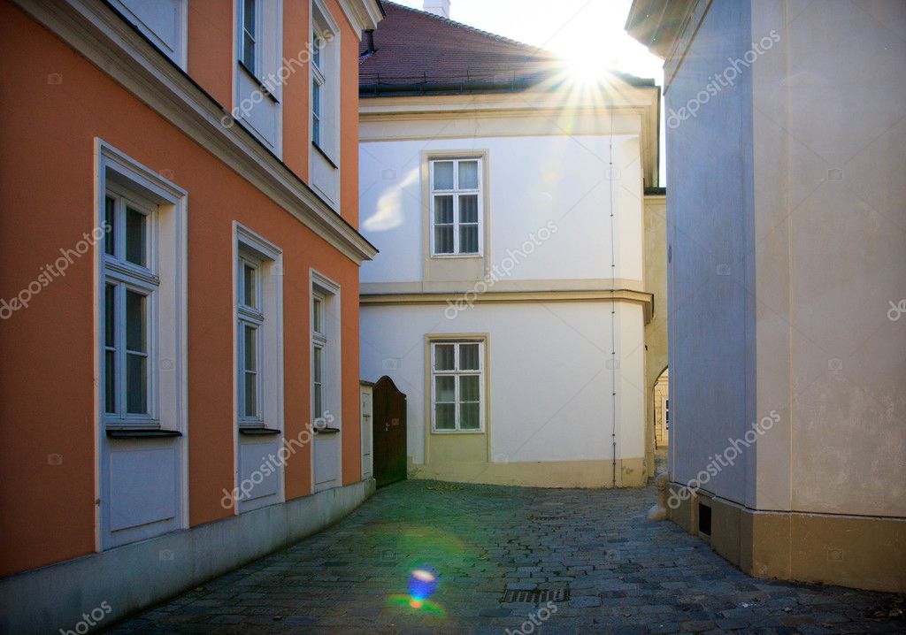 Back alley in Vienna — Stock Photo © seawhisper #119969818