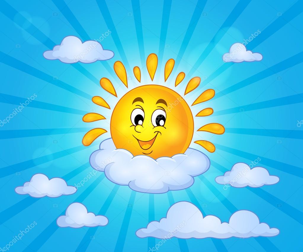 Alegre sol tema imagen 5 Vector de stock por ©clairev 105809476