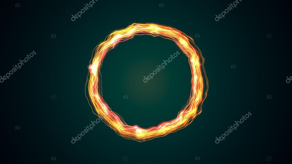 Glowing particle ring Stock Photo by ©kerenby 111390976